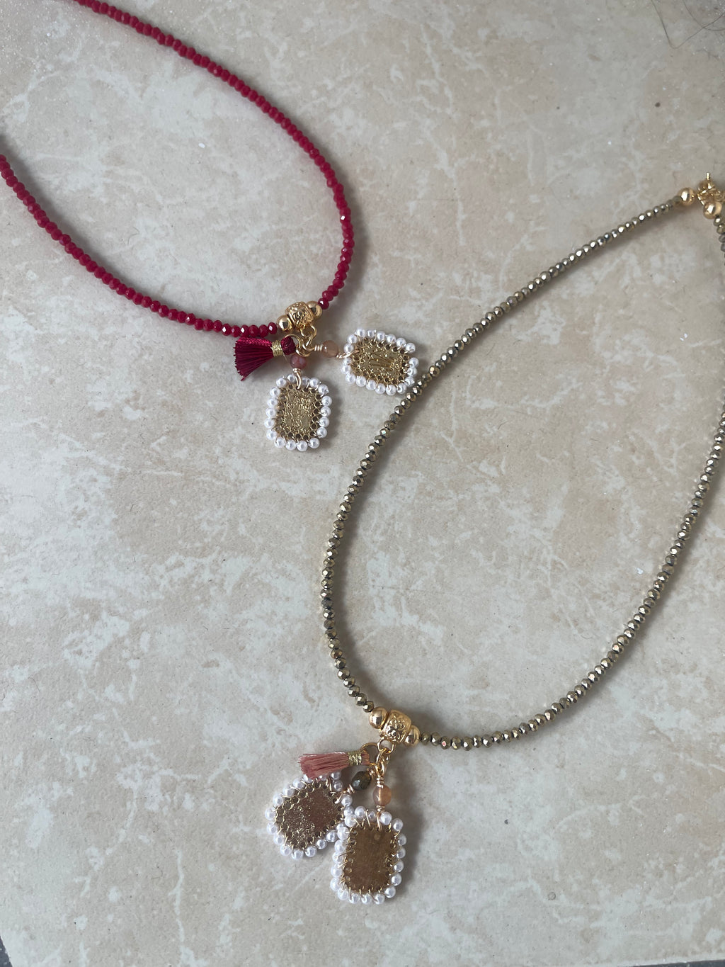 Beaded Escapulario Necklace – Mexico En La Piel